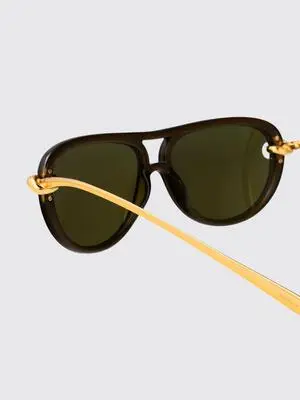 Bottega Veneta Aviator Sunglasses - Green