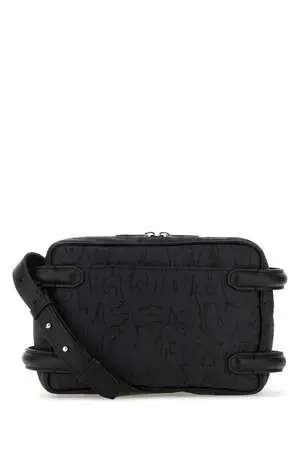 Alexander McQueen Nylon Crossbody Bag - Black