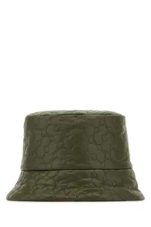 Moncler Olive Green Nylon Reversible Bucket Hat