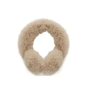 YVES SALOMON Shearling Earmuff - Cream