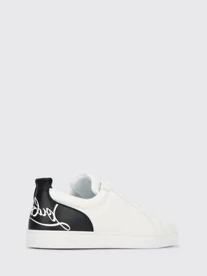 CHRISTIAN LOUBOUTIN Calfskin Sneakers With Logo