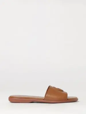 GUCCI GUCCI Calfskin Leather Slides With Embossed GG Monogram