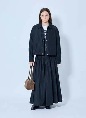 Max Mara Pleated Maxi Skirt - Black