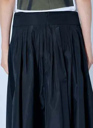 Max Mara Pleated Maxi Skirt - Black