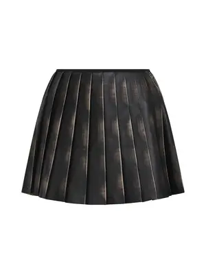 DIESEL® Brown O-saka-mini Pleated Miniskort - Multicolor
