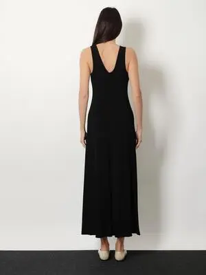 Max Mara Mxppania Stretch Viscose Long Dress - Multicolor