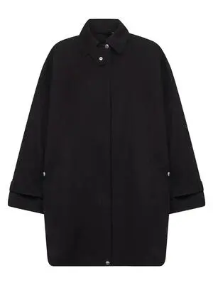 TOTEME Organic Cotton Oversized Trench Jacket - Multicolor