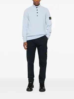Stone Island Cotton Cargo Trousers