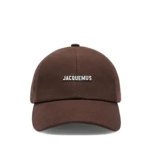 Jacquemus Cotton Baseball Hat - Brown