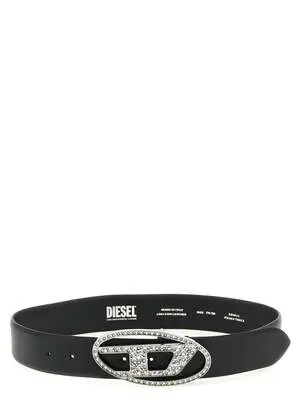 DIESEL® B-1dr Strass' Belt - Black