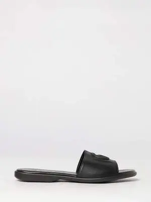 Gucci Calfskin Leather Slides - Black