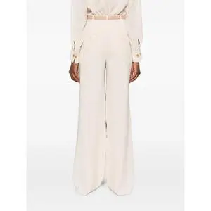 Max Mara Belted Palazzo Trousers