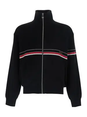 Versace Cotton Logo Lettering Turtleneck - Multicolor