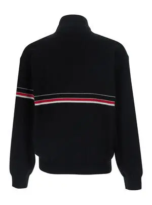 Versace Cotton Logo Lettering Turtleneck - Multicolor