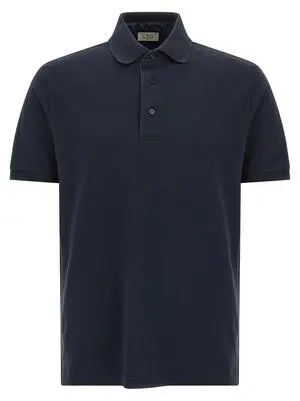 Etro Pegaso' Polo Shirt - Blue