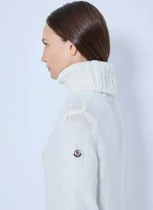 Moncler Turtleneck Knit Dress