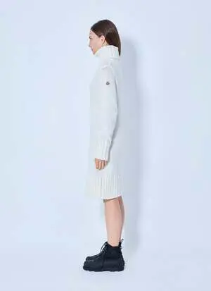Moncler Turtleneck Knit Dress