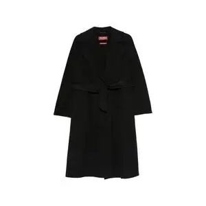 Max Mara Coats Single Breasted Coats - Black