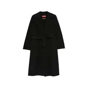 Max Mara Single-breasted Coat - Black