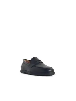 TOD'S Leather Loafers - Black
