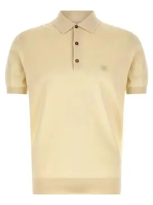Etro Pegaso' Polo Shirt - Cream