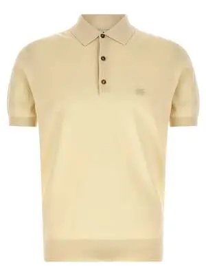Etro Pegaso' Polo Shirt - Cream
