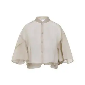 Max Mara Organza Cape - Multicolor