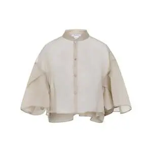 Max Mara Organza Cape - Multicolor