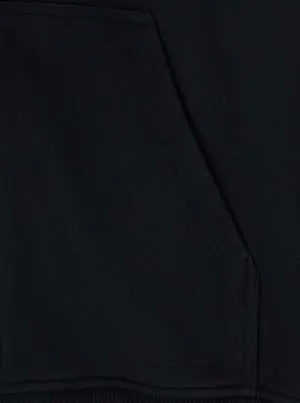 Givenchy Black Hooded Sweatshirt With Logo On The Back In Cotton For - Multicolor