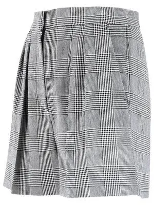 Max Mara Agoraio Virgin Wool Shorts - Blue