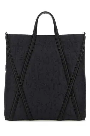 Alexander McQueen Nylon The Harness Shopping Bag - Black