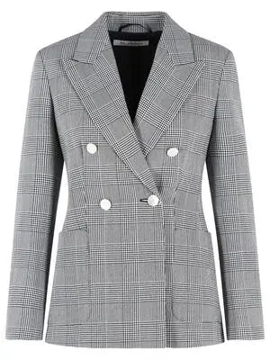 Max Mara Accordo Virgin Wool Blazer - Blue
