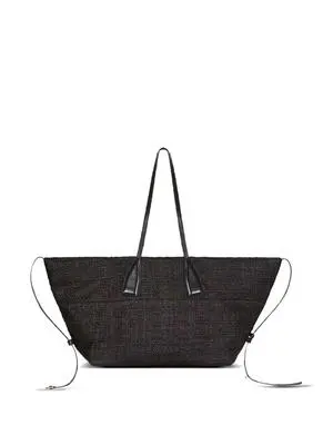 Balmain Track Tote Bag With Embroidery