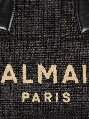 Balmain Track Tote Bag With Embroidery