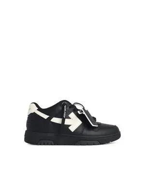 Off-White Out Of Office Leather Sneakers - Black