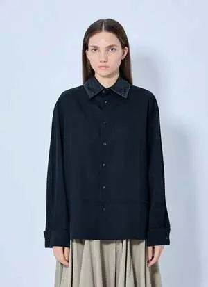 Bottega Veneta Light Wool Twill Shirt