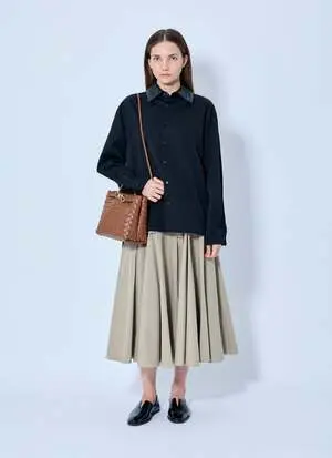 Bottega Veneta Light Wool Twill Shirt
