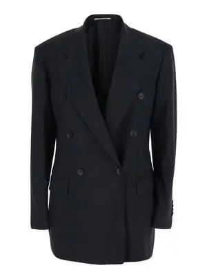 Tagliatore Wool Double-breasted Jacket - Multicolor