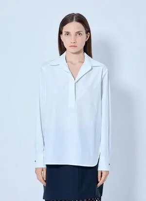 Max Mara Poplin Shirt - White