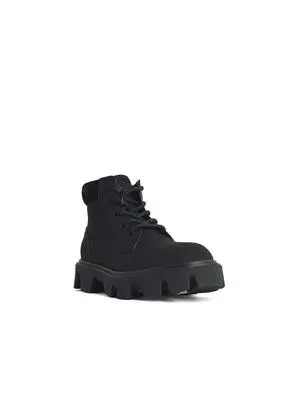 Moncler Peak City Suede And Nubuck Ankle Boots