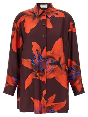 Alexander McQueen Flame Lily' Shirt - Multicolor