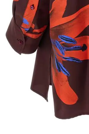 Alexander McQueen Flame Lily' Shirt - Multicolor