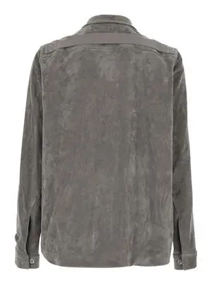 Rick Owens Suede Jacket - Multicolor