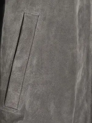Rick Owens Suede Jacket - Multicolor