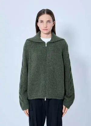 Moncler Zipped Knit Sweater - Multicolor