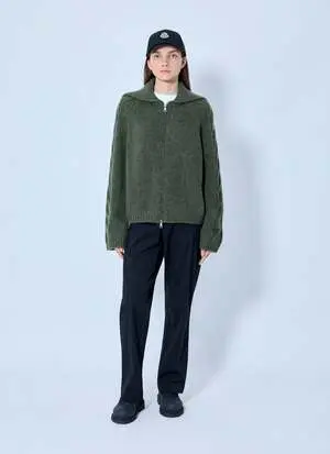 Moncler Zipped Knit Sweater
