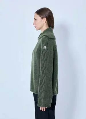 Moncler Zipped Knit Sweater