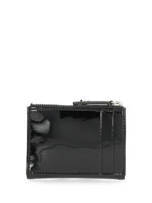 VIVIENNE WESTWOOD Slim Card Holder With Flap - Black