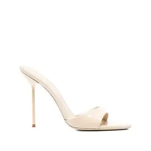 Paris Texas PARIS TEXAS Patent Leather Stiletto Sandals Cream