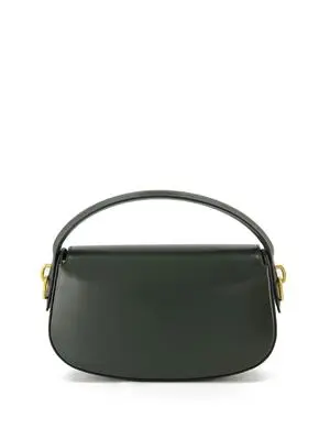 Saint Laurent Voltaire Bag In Box Leather - Green